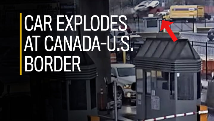 National Post | Video shows speeding car that exploded on Rainbow ...