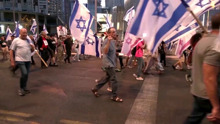 National Post Thousands Protest Israeli Judicial Overhaul 1405