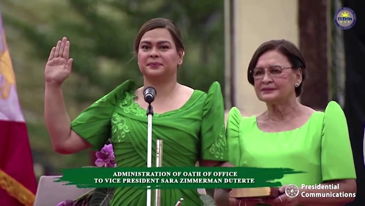 National Post | Duterte'S Daughter Sworn In As Philippines Vp
