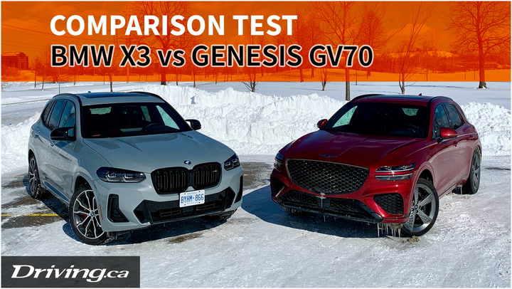 Driving | BMW X3 vs Genesis GV70 | SUV Comparison | Driving.ca