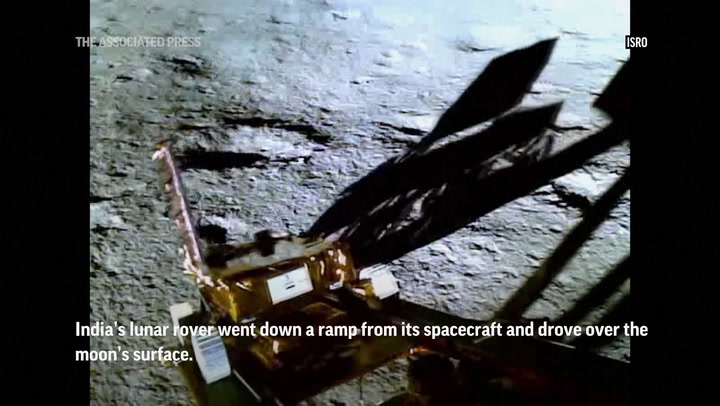 National Post | India'S Lunar Rover Goes Down A Ramp To The Moon'S ...