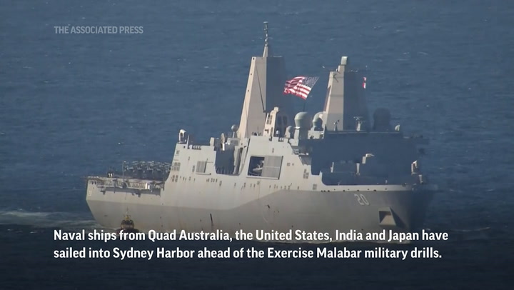 National Post | Quad Naval Ships Sail Into Sydney For Exercises