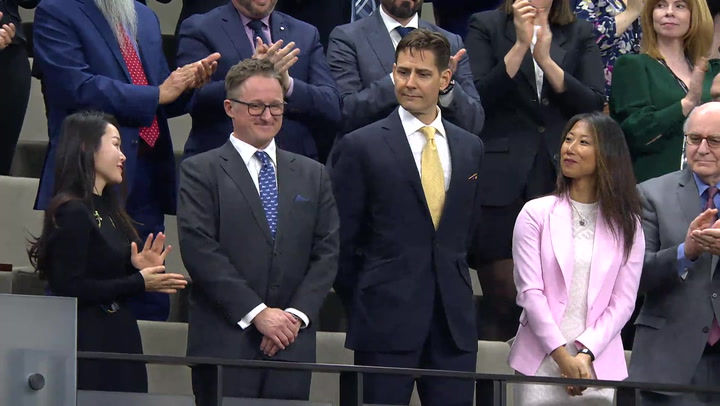 National Post | Two Michaels get standing ovation in Parliament