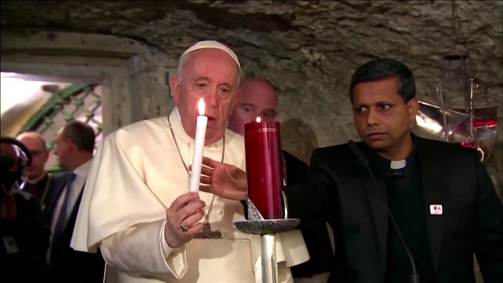 National Post | Pope Lights Candle, Blesses Children On Malta Trip
