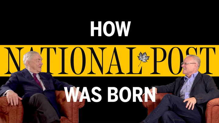 National Post | How National Post was born: Conrad Black and founding ...