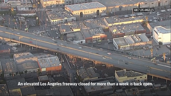 National Post | Los Angeles Freeway Fully Reopened After Arson Fire ...