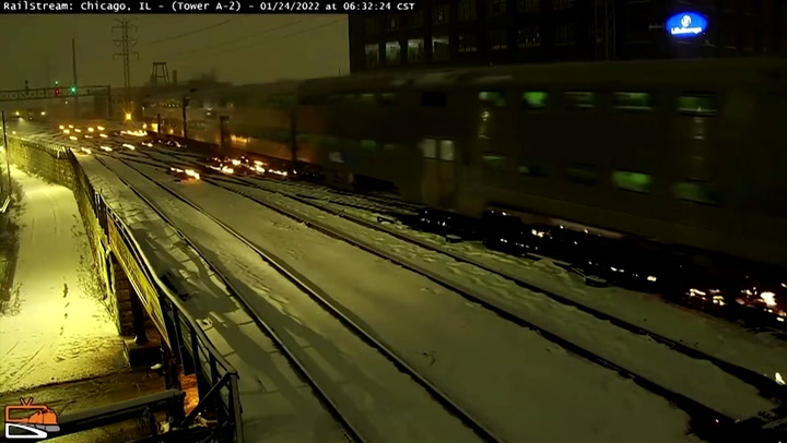 National Post | Train tracks lit on fire in Chicago