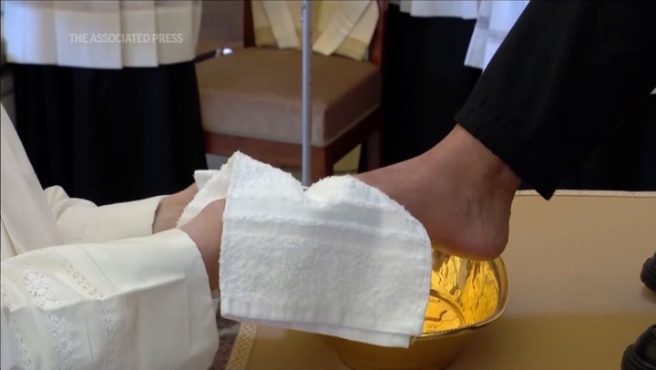 National Post | Pope Francis Washes Women Inmates' Feet On Holy Thursday