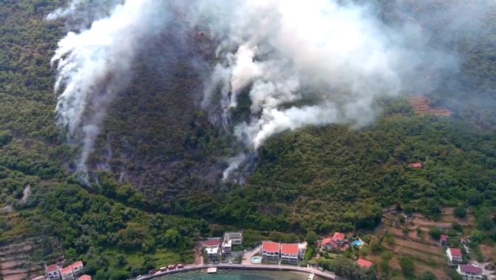 National Post | Drone Captures Forest Fire On Montenegro Coast
