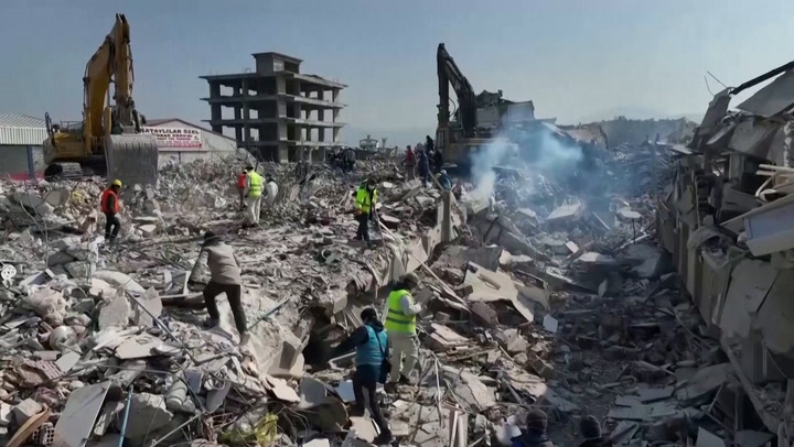 National Post | Excavators Demolish Damaged Buildings In Turkey