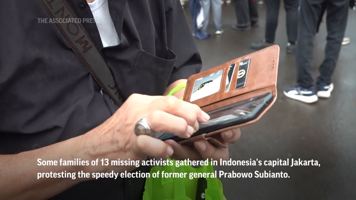 National Post Families Of Missing Indonesian Activists Protest