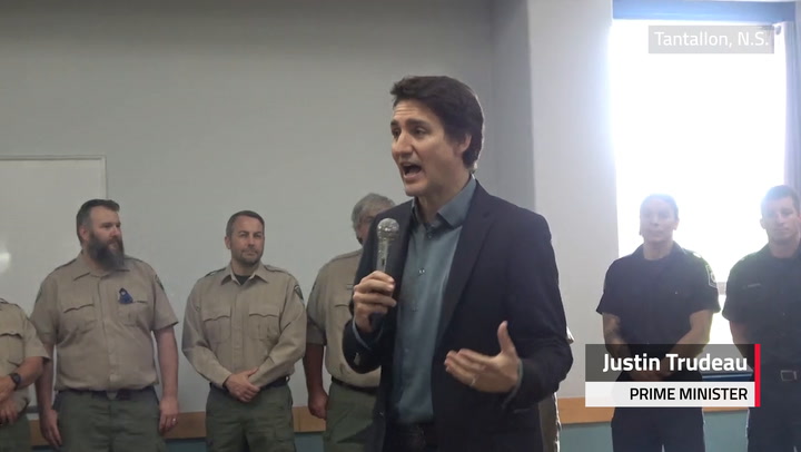 National Post | Justin Trudeau Visits Firefighters, First Responders After Wildfires