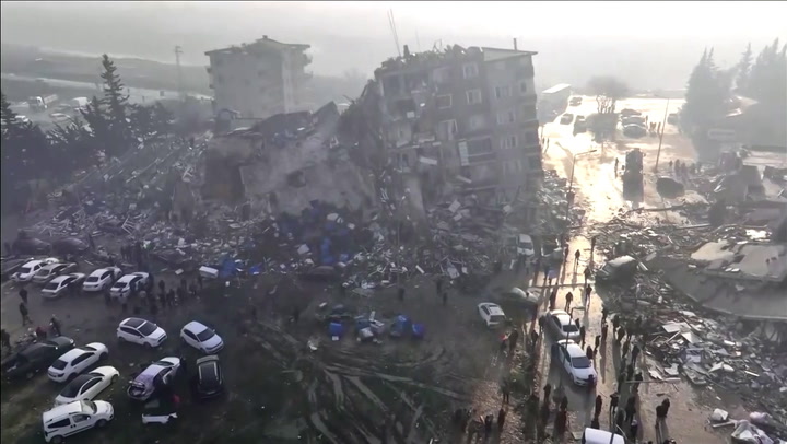 National Post | Drone Footage Shows Devastation From Turkey Quake