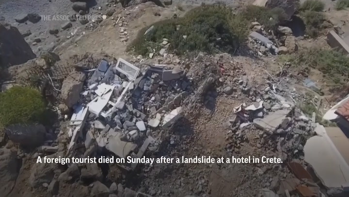 National Post | Tourist Killed As Landslide Hits Crete Hotel