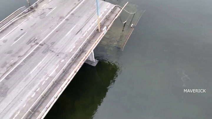 National Post | Footage Shows Collapsed Bridge Near Kherson