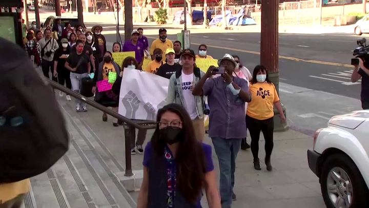 National Post | Anti-Racism Protestors Rally Outside La City Hall