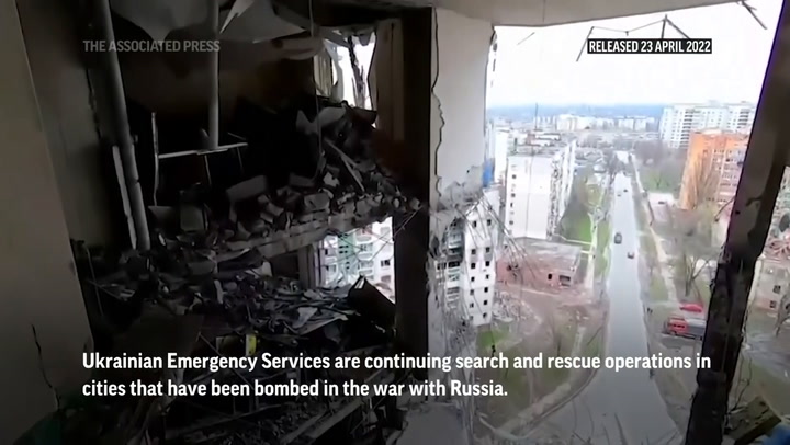 National Post | Rescuers Search In Damaged Ukraine Building