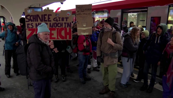 National Post | Climate Activists Protest In Davos Ahead Of Wef