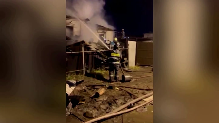 National Post | Russian Fighter Jet Crashes Into Siberian Home National Post | Russian Fighter Jet Crashes Into Siberian Home