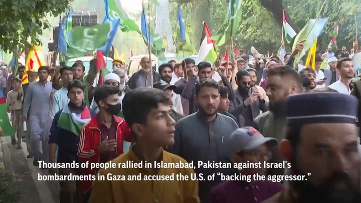 National Post | Thousands rally in support of Gaza in cities worldwide