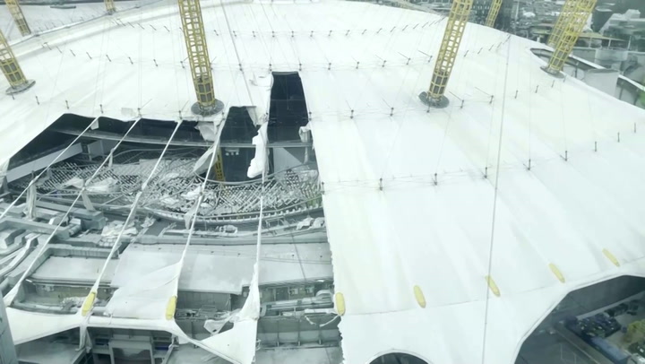 National Post | Storm Eunice shreds London's O2 arena roof