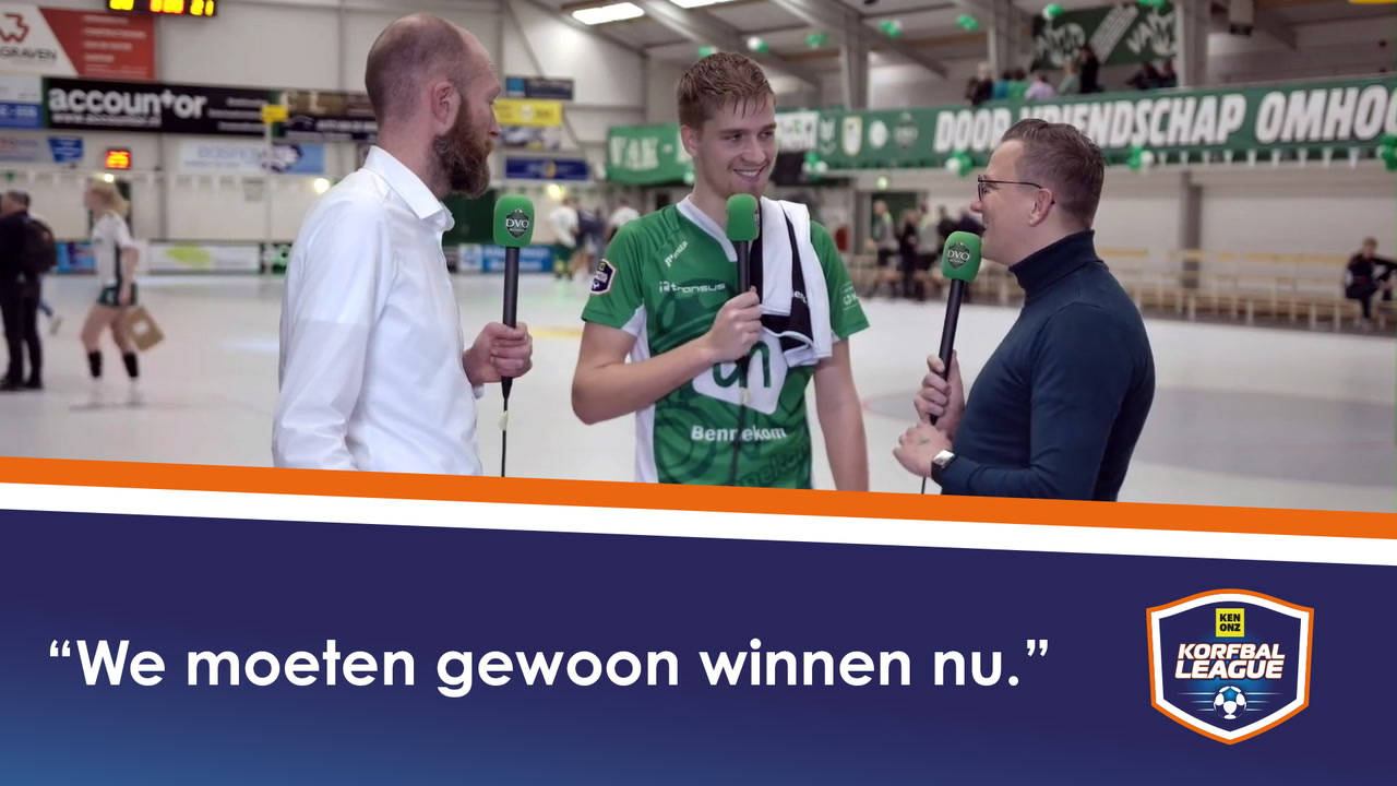 Van der Neut (DVO) reflecteert op zijn groene kaart - Eyecons