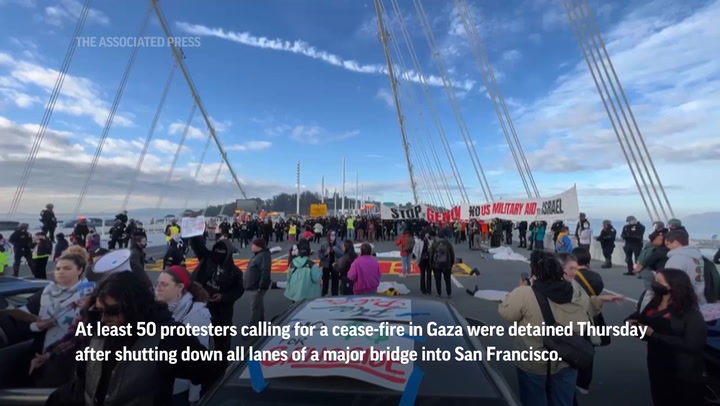 National Post | Protesters Demanding Ceasefire Block San Francisco'S ...