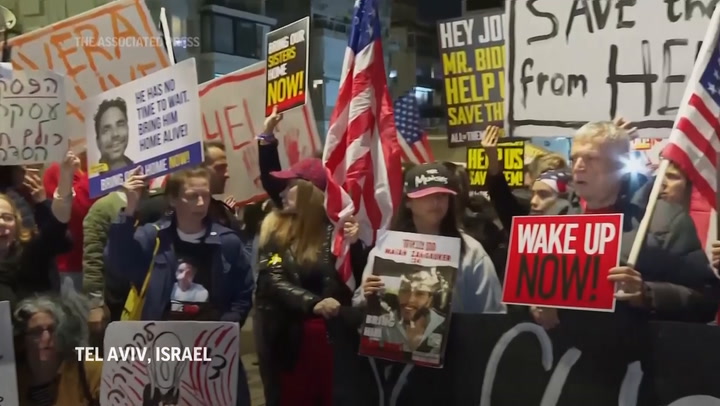 National Post | Protest Outside Us Embassy In Tel Aviv Calling For Help ...