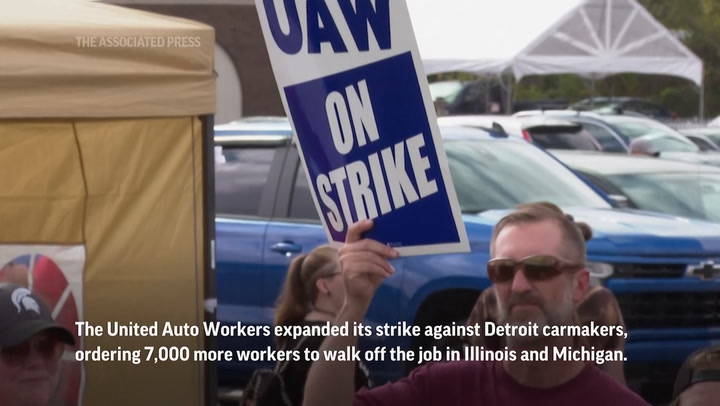 National Post | United Auto Workers Strike Spreads As 7,000 More ...