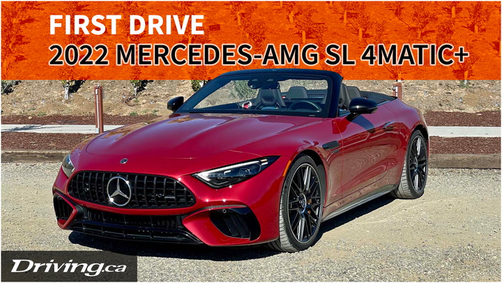 Driving | 2022 Mercedes-AMG SL 4Matic+ | First Drive | Driving.ca