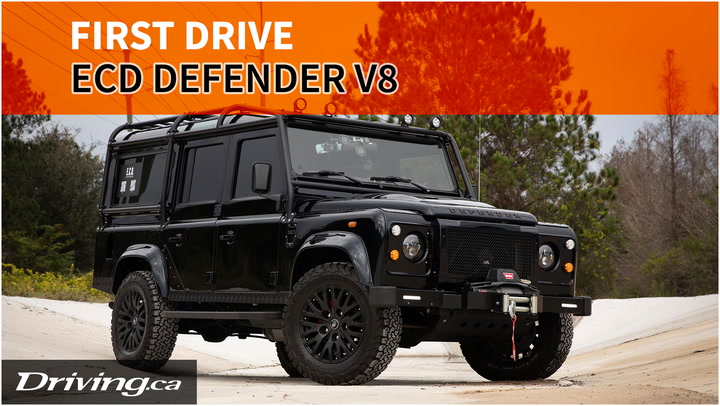 Driving | ECD Defender V8 | First Drive | Driving.ca