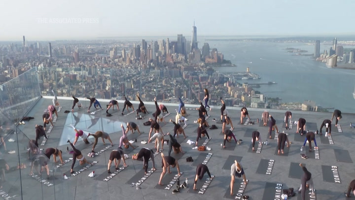 National Post | Sky High Yoga Popular In New York