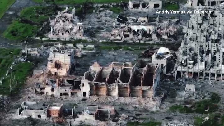 National Post | Drone Footage Shows Destroyed Ukrainian Frontline Town