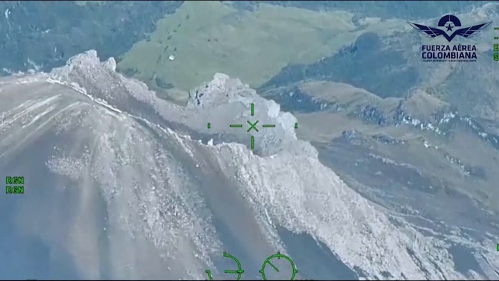 National Post | Aerial Video Captures Volcano Eruption In Colombia