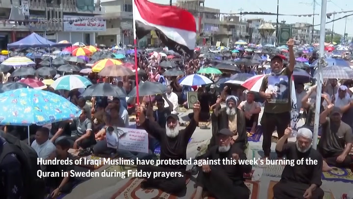 National Post | Iraqi Muslims Protest Quran Burning In Sweden