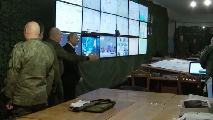 National Post | Putin Visits Ukraine'S Kherson And Luhansk, Kremlin Says