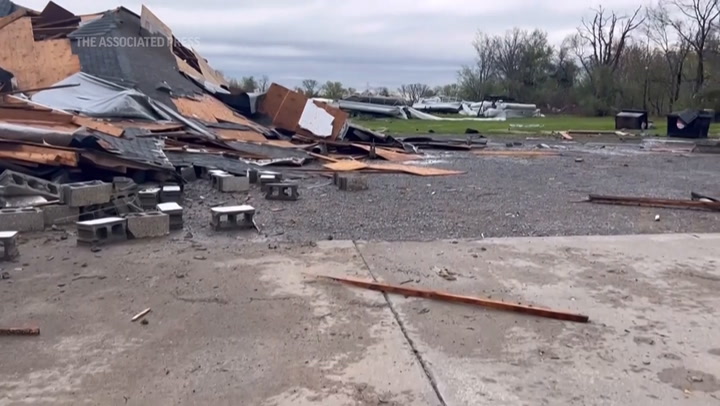 National Post | Damage Left Behind After Severe Storms In Southern Illinois