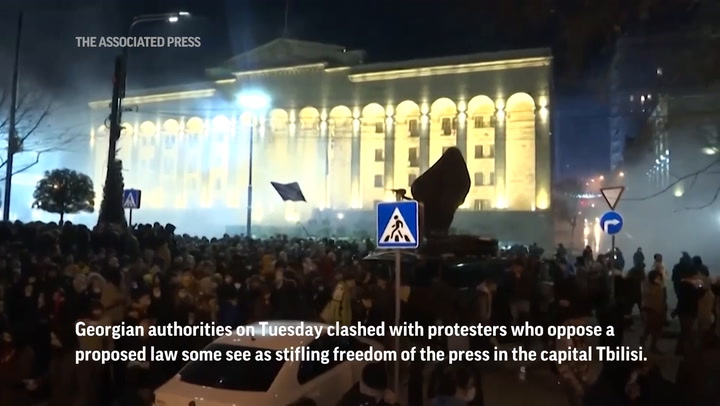 National Post | Thousands Rally In Tbilisi Against Controversial Bill