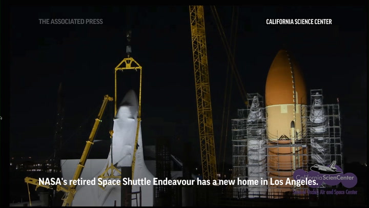 National Post | Nasa'S Retired Space Shuttle Endeavour Moved To New Home