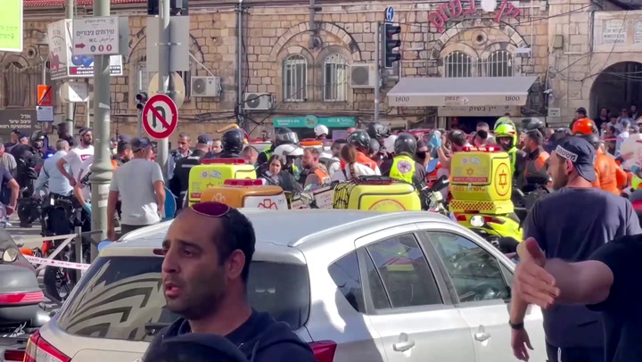 National Post | Emergency Workers Help At Scene Of Jerusalem Car Ramming