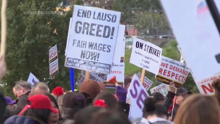 National Post | Us Ca Los Angeles School Strike Ending (Cr)