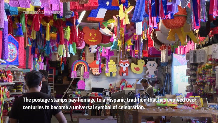 National Post | U.S. Postal Service Unveils Piñata Forever Stamps