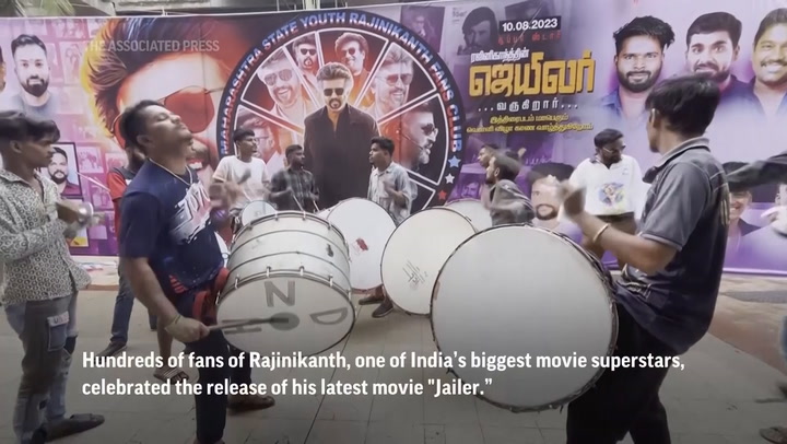 National Post | Fans In Mumbai Celebrate New Rajinikanth Movie