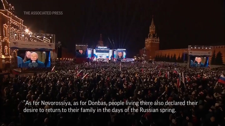 National Post | Vladimir Putin Attends Concert In Moscow On Crimea'S ...