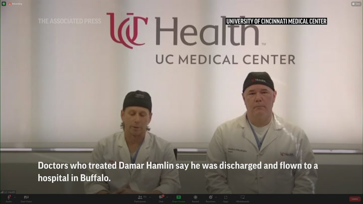 National Post | Doctors: Bills' Hamlin Has Returned To Buffalo